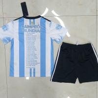China Quick Dry Kids Soccer Jerseys 120gsm Custom Name Football Jersey for sale