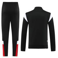 China Twill Jacquard Mens Football Tracksuits 100% Polyester Soccer Training Suit for sale