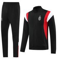 China Twill Jacquard Mens Football Tracksuits 100% Polyester Soccer Training Suit for sale