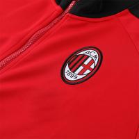 China Red Soccer Team Tracksuits Set Polyester Football Training Set for sale