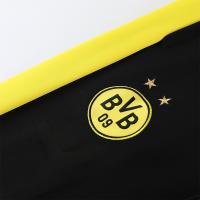 China Yellow Old Football Tracksuits Set Embroidered Printing Football Training Suit for sale