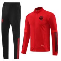 China Red Club Sport Tracksuit Set Polyester Football World Cup Tracksuit for sale