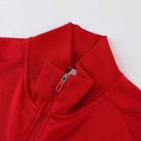 China Red Club Sport Tracksuit Set Polyester Football World Cup Tracksuit for sale