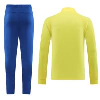 China Custom Yellow Youth Football Team Tracksuits Soccer Training Shirt for sale