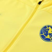 China Custom Yellow Youth Football Team Tracksuits Soccer Training Shirt for sale