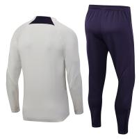 China Ivory Full Zip Football Team Tracksuits Training Kit Set for sale