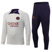 China Ivory Full Zip Football Team Tracksuits Training Kit Set for sale