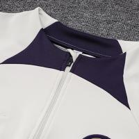 China Ivory Full Zip Football Team Tracksuits Training Kit Set for sale