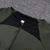China Green Football Training Tracksuit Football Club Tracksuit Quick Dry for sale