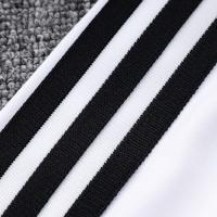 China White Football Training Tracksuit Long Drawstring Soccer Training Wear for sale