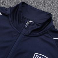 China Long Drawstring Mens Football Training Tracksuit Italy Training Kit Set for sale