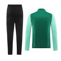 China Green Football Training Tracksuit AJ07 Jacket Set for sale
