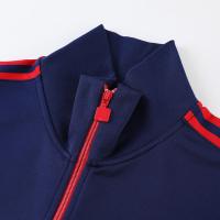 China OEM ODM Soccer Football Training Tracksuit Royal Blue Jacket Set for sale