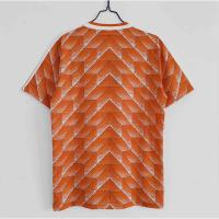 China Red Old Football Jerseys Quick Dry White Sleeves Retro Soccer Jersey for sale