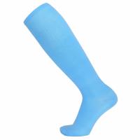 China Flat Knit Soccer Sticky Socks Polyester Football Sports Grip Socks for sale