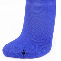China Flat Knit Soccer Sticky Socks Polyester Football Sports Grip Socks for sale