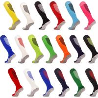 China Quick Dry Long Soccer Socks Customized Team Soccer Knee Socks for sale