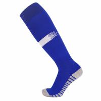 China Crew Length Soccer Anti Slip Socks Cotton Polyester No Slip Athletic Socks for sale
