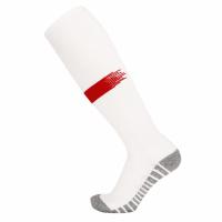 China Crew Length Soccer Anti Slip Socks Cotton Polyester No Slip Athletic Socks for sale