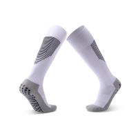 China Costomizabale Soccer Non Slip Socks Cotton Premium Fabric Sticky Football Socks for sale