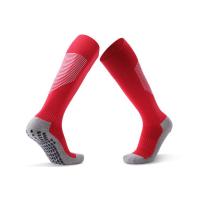 China Costomizabale Soccer Non Slip Socks Cotton Premium Fabric Sticky Football Socks for sale