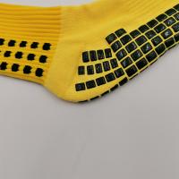 China Crew Length Soccer Grip Socks Adult Customized Black Grip Socks Soccer for sale