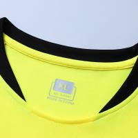 China Blue Orange Yellow Sublimation Soccer Shirts Breathable Quick Dry  Jersey Football Set for sale