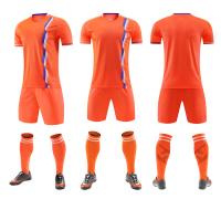 China Short Sleeve Soccer Jerseys Casual Training Sublimation Football Shirts Set for sale