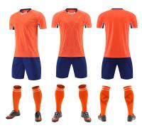 China Casual Training Plain Soccer Jerseys Sublimated Soccer Uniforms Set Short Sleeve for sale