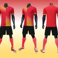 China Quick Dry Plain Soccer Jerseys Lightweight Breathable OEM ODM Football Set Jersey for sale
