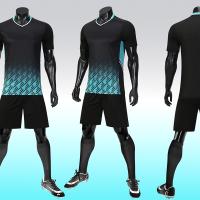 China Premium Fabric Lightweight Plain Soccer Jerseys Breathable Football Jersey Set For Team for sale