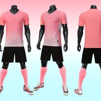 China Premium Fabric Lightweight Plain Soccer Jerseys Breathable Football Jersey Set For Team for sale