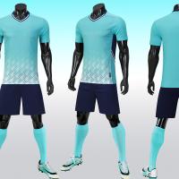China Premium Fabric Lightweight Plain Soccer Jerseys Breathable Football Jersey Set For Team for sale