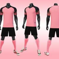 China 23/24 Premium Fabric Plain Soccer Jerseys Short Sleeve Football Jersey Full Set for sale
