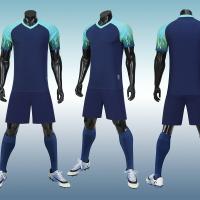 China 23/24 Premium Fabric Plain Soccer Jerseys Short Sleeve Football Jersey Full Set for sale