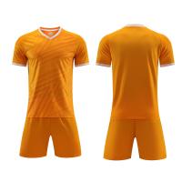 China Yellow Blue Red Pink Plain Soccer Jerseys  T Shirt Casual Training Football Jerseys for sale