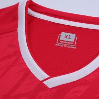 China Yellow Blue Red Pink Plain Soccer Jerseys  T Shirt Casual Training Football Jerseys for sale