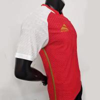 China Red Thai Quality Football Jersey Quick Dry Men'S Football Uniform Set for sale