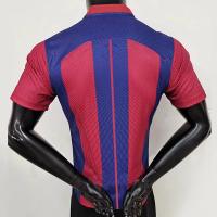 China Retro Club Team Uniform Training Football Sports Wear Men'S Soccer Jersey Blue And Red for sale