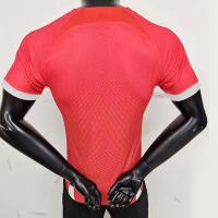 China Custom Quick Dry Red Retro Soccer Jersey Team Training Wear Football Kits for sale