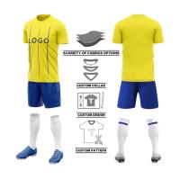 China Customs Clothes Thailand Quality Soccer Jersey Quick Dry Sportswear Manufacturers for sale
