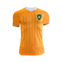 China Durable Africa Cup Player Version Jersey Permeable Orange Yellow White Color for sale