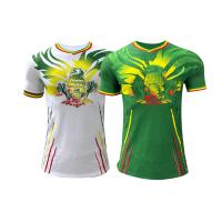 China 100% Polyester Football Jerseys Durable Permeable With Jacquard Dot Stripe Pattern for sale