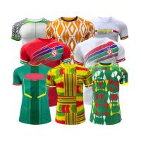 China 2023-2024 Africa Cup Jersey Lightweight Twill / Plain Pattern Soccer Team Jersey for sale