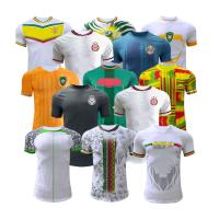 China Africa National Team Ivory Coast Jersey European Size S M L XL 2XL Twill Plain Pattern for sale