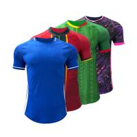 China Durable Africa Cup Player Version Jersey With Jacquard Dot Stripe Twill Plain Butterfly for sale