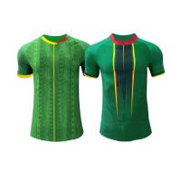 China 100% Polyester African Cup Jerseys S-2XL White / Red / Green / Yellow Color for sale
