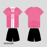 China 100% Polyester Custom Team Jersey Permeable 140-165gsm Fabric Weight for sale