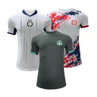 China 100% Polyester Material Football Team Jersey 120 - 160gsm Fabric Weight Quick Dry for sale