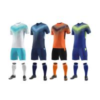 China Custom Team Jersey for Football Lightweight Polyester Mesh Vibrant Colors Match-Ready for sale